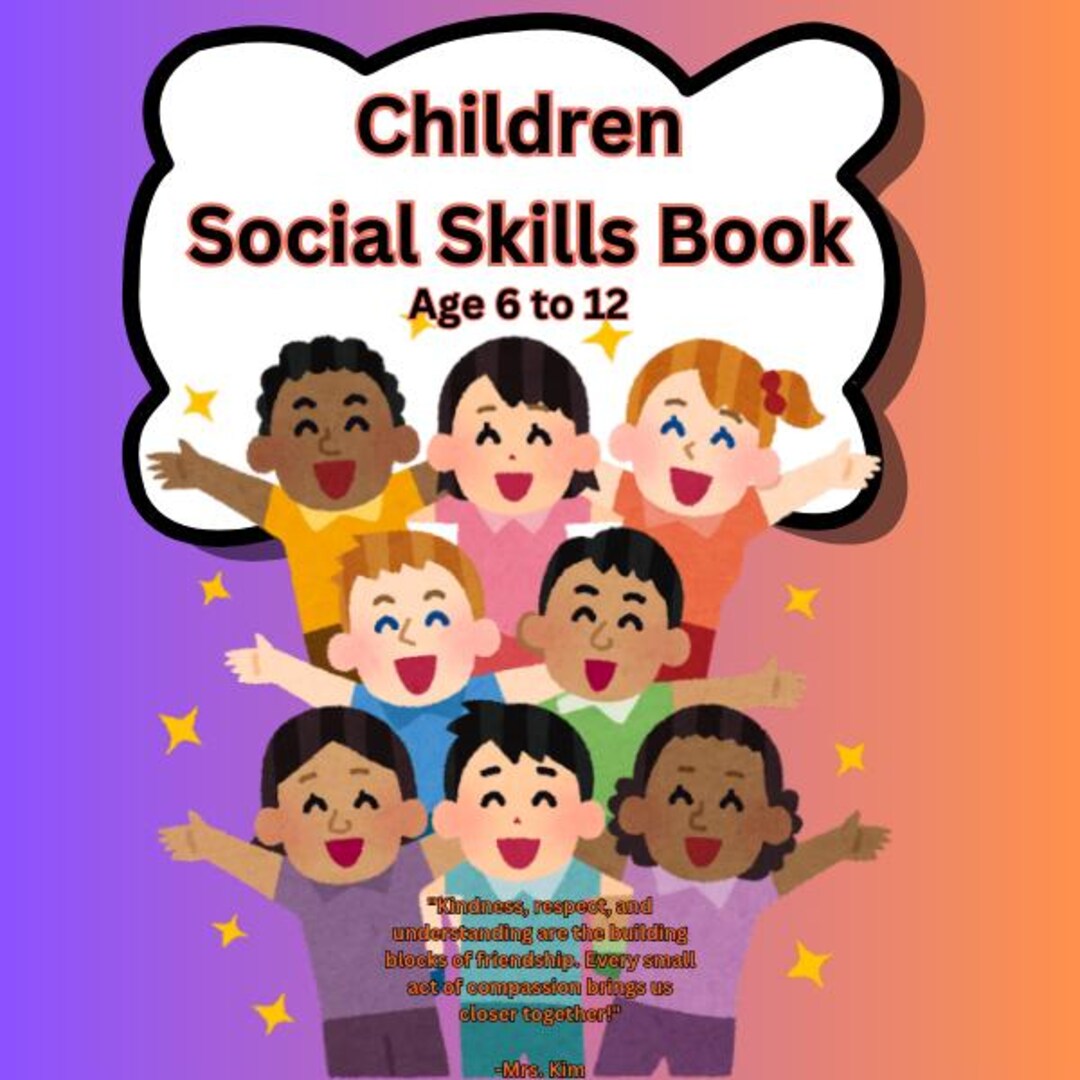 Children Social Skill Book - Etsy