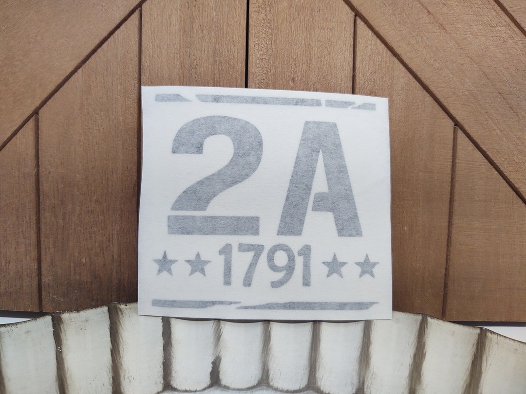 2nd Amendment Vinyl Decal // Sticker // Vinyl Decal for - Etsy