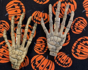 Skeleton Hair Clip - Etsy