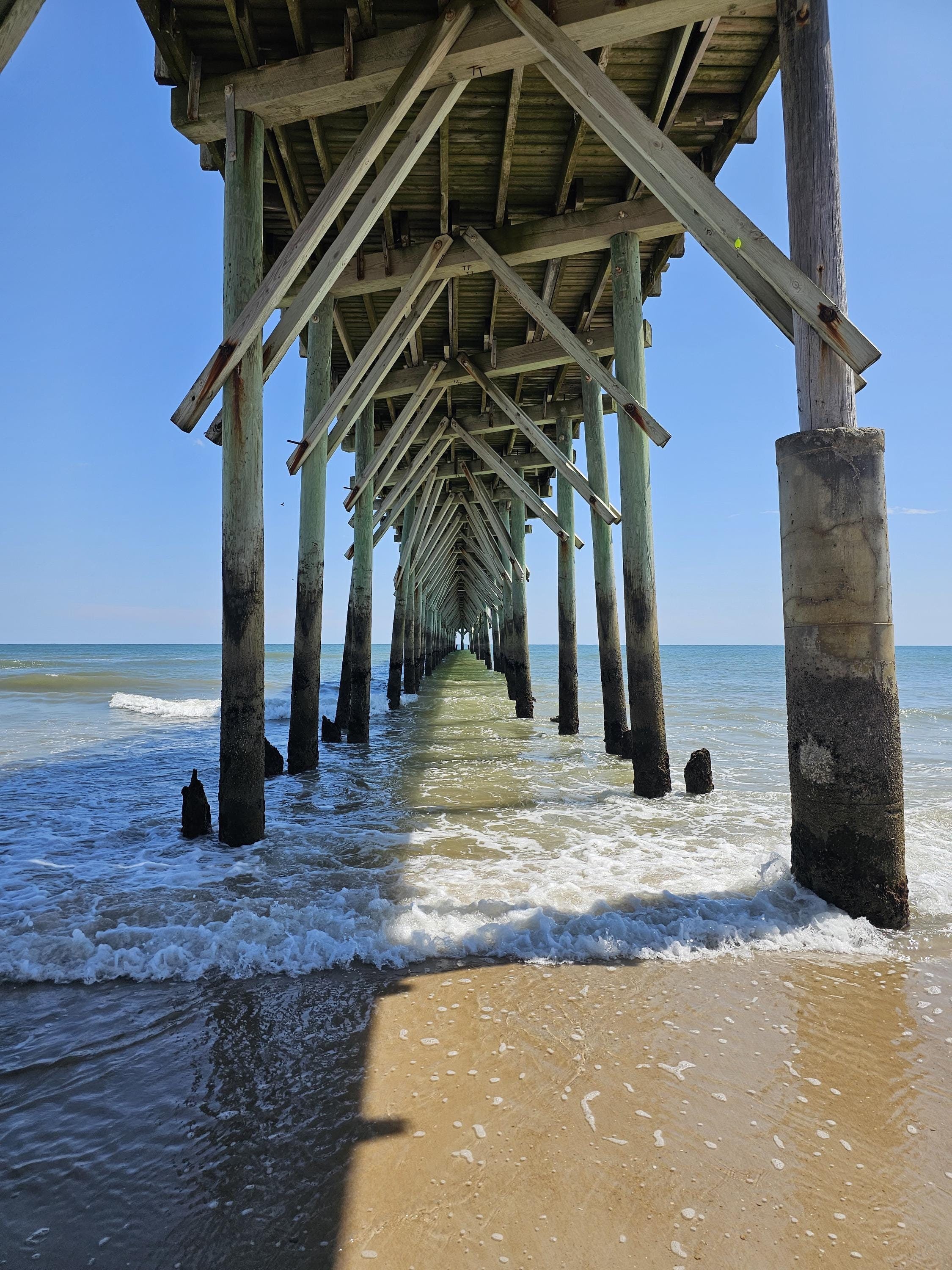 North Topsail Beach Ocean Pier in North Carolina - Etsy