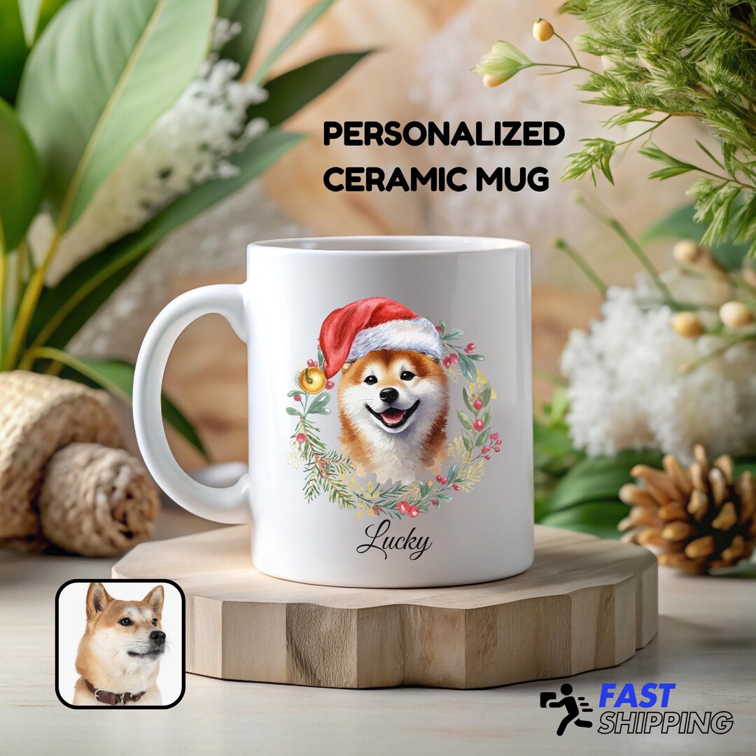 Personalized Pet Mug, Custom Pet, Custom Pet Portrait, Custom Gift, Pet ...