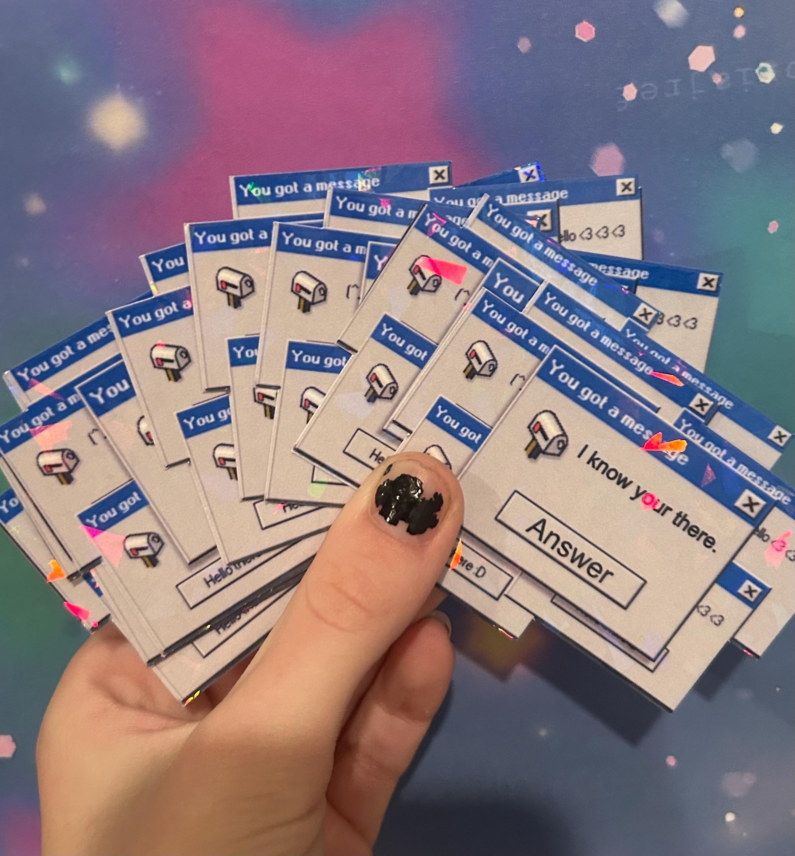 Y2k Microsoft Spam Sticker - Etsy