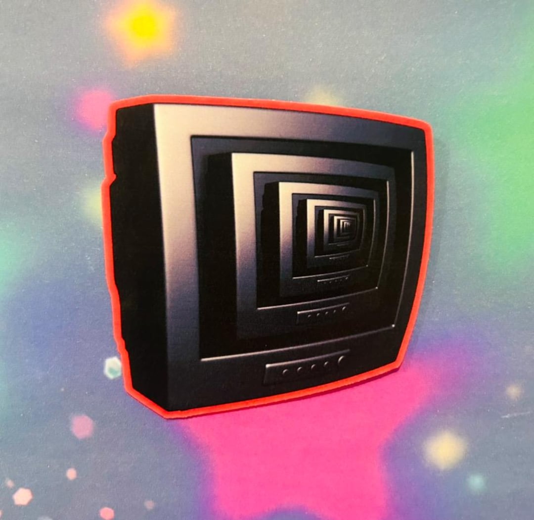 Y2K Infinite TV Sticker - Etsy