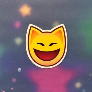 Y2K Animal Jam Cat Emojis Sticker Set - Waterproof - Etsy