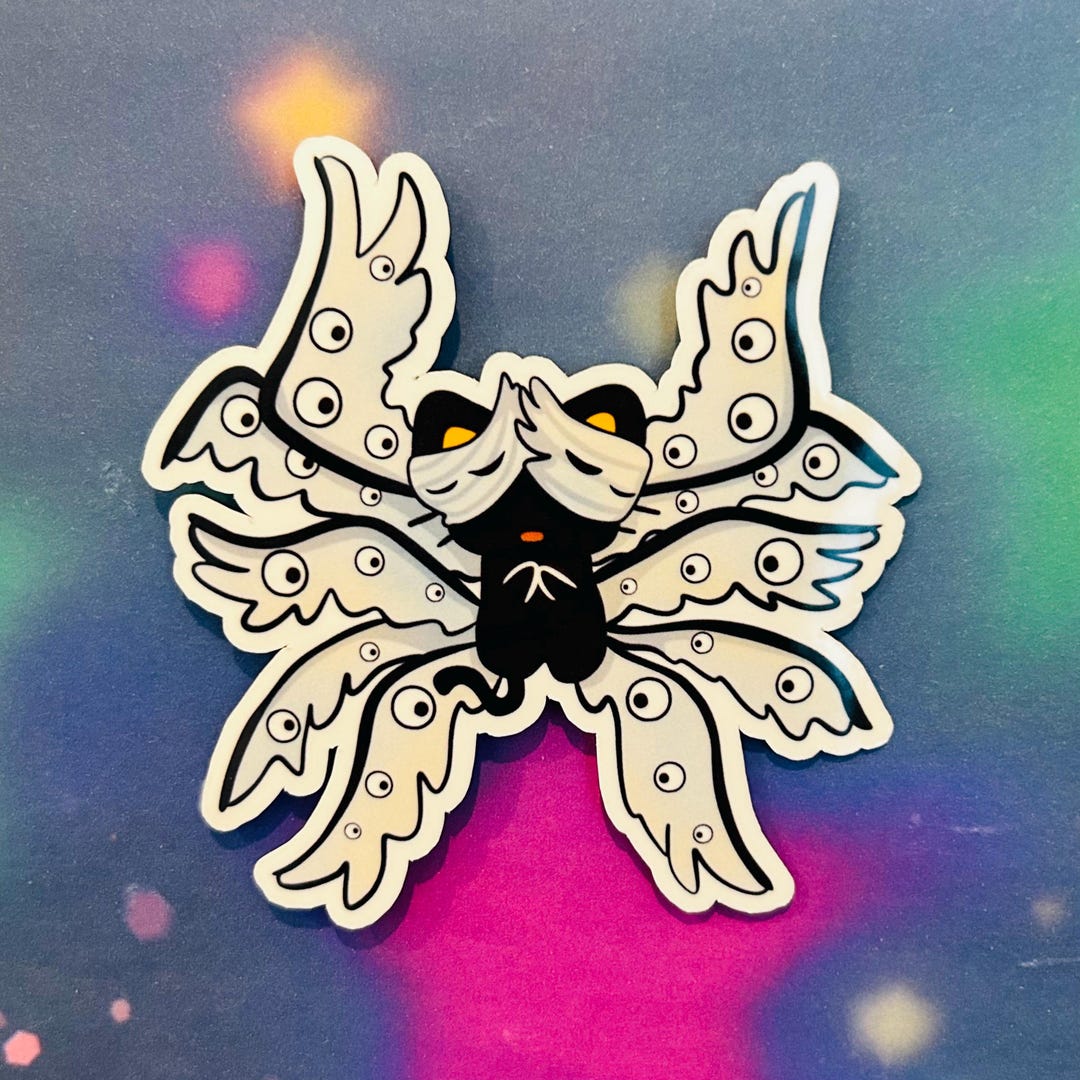 Chococat Seraphim Sticker | Chococat San | Angel - Etsy