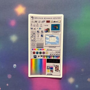 Y2k Microsoft Paint Sticker - Etsy