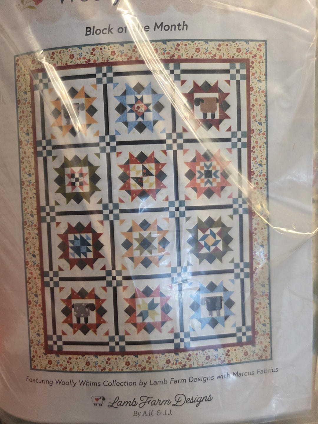 Wooly Whims Bom .lamb Farm Designs .marcus Fabrics . 62 X 78. - Etsy