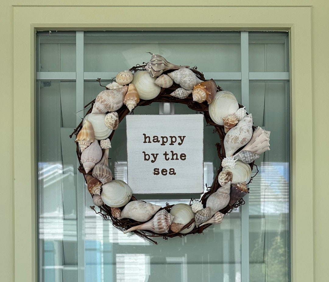 Natural Seashell Wreath - Etsy