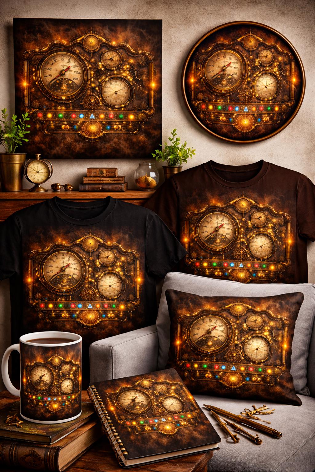 Steampunk Victorian Control Panel Kunst für Wanddekor und Maker ...