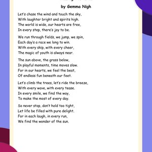 Chasing the Wind Poem About Youth and Playfulness by Gemma Nigh ...