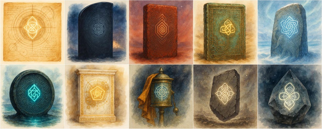 Fifth Element Artifacts | Watercolor Cosmic Relics Jpegs (3000x3000) - Etsy