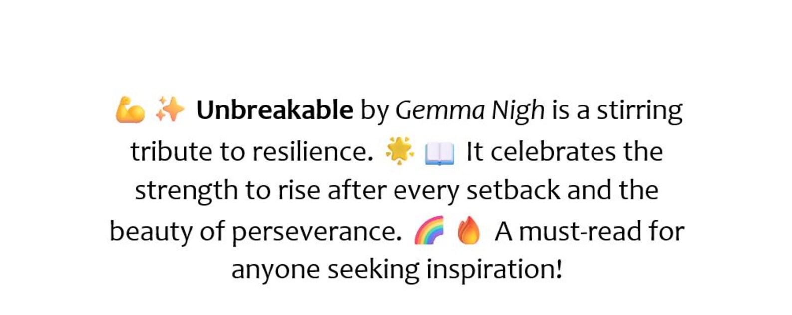Unbreakable by Gemma Nigh Inspirational Poem Digital Download - Etsy