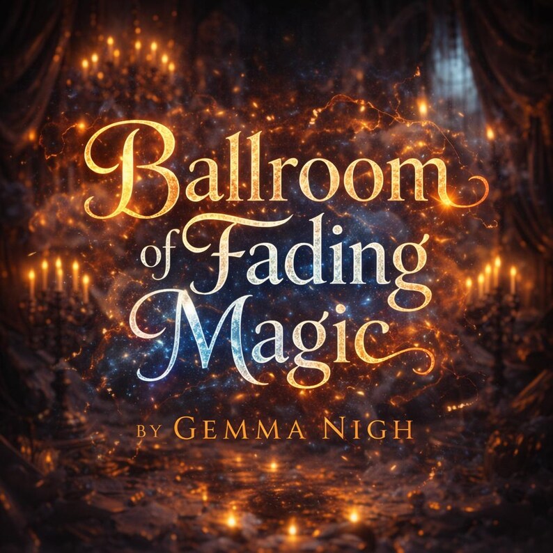 Ballroom of Fading Magic – Enchanted Beast Rose 3D Gothic Fantasy Wall ...