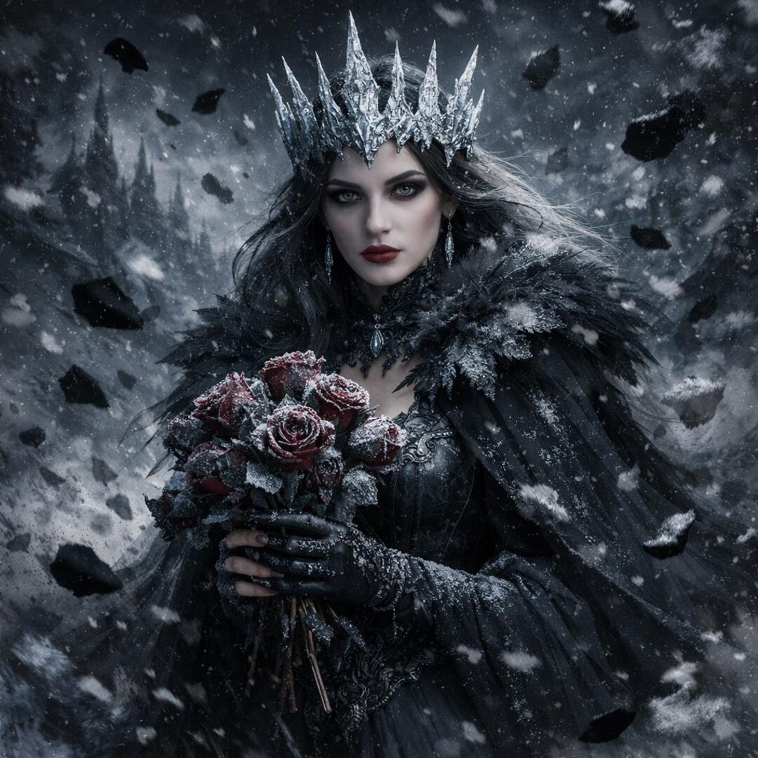 Ashfall Sovereign – Gothic Ice Queen, Poison Snow, 3D Dark Fairytale ...