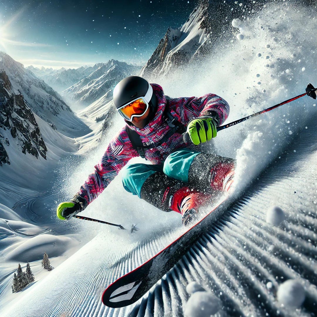 Skiing Clipart | Extreme Sports PNG | High-resolution Skiing Art ...