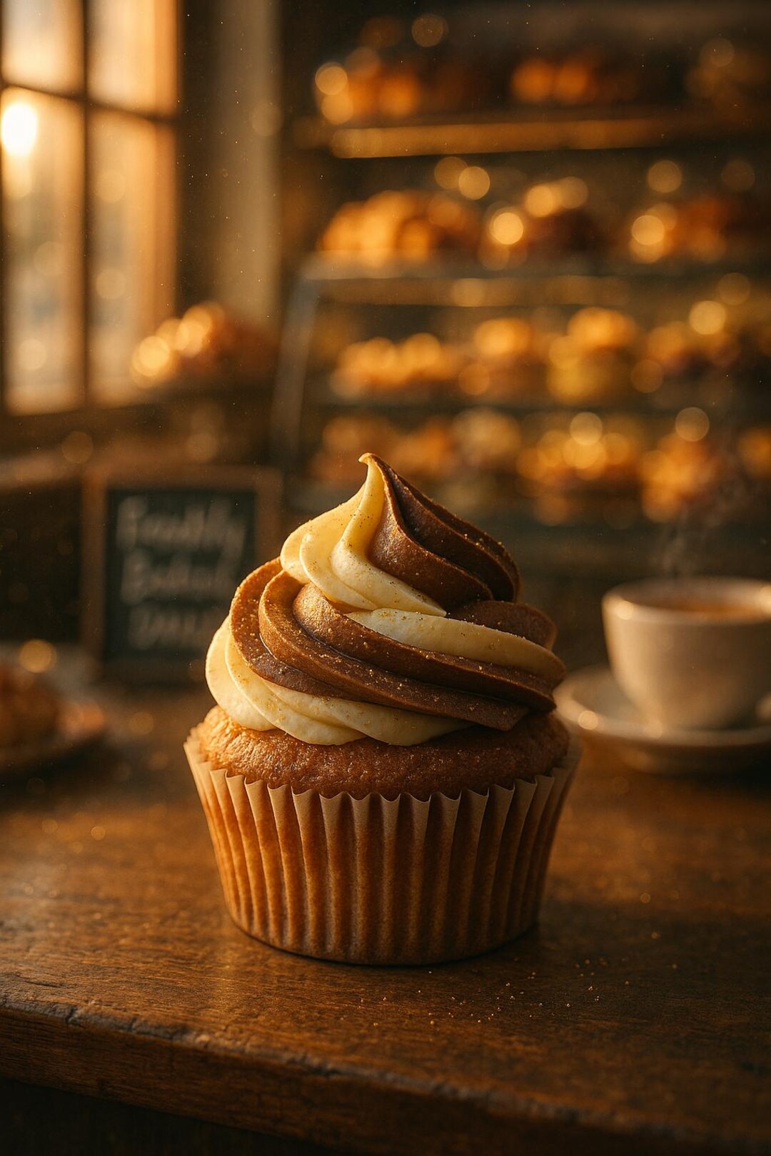 Bakery Cupcake Art Print | Golden Hour Food Photography (digital ...