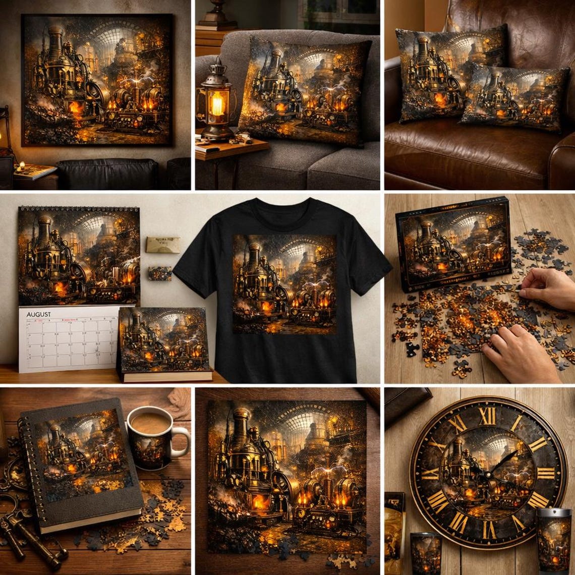Victorian Power Generator 3D Art for Prints, Decor and Merchandise - Etsy