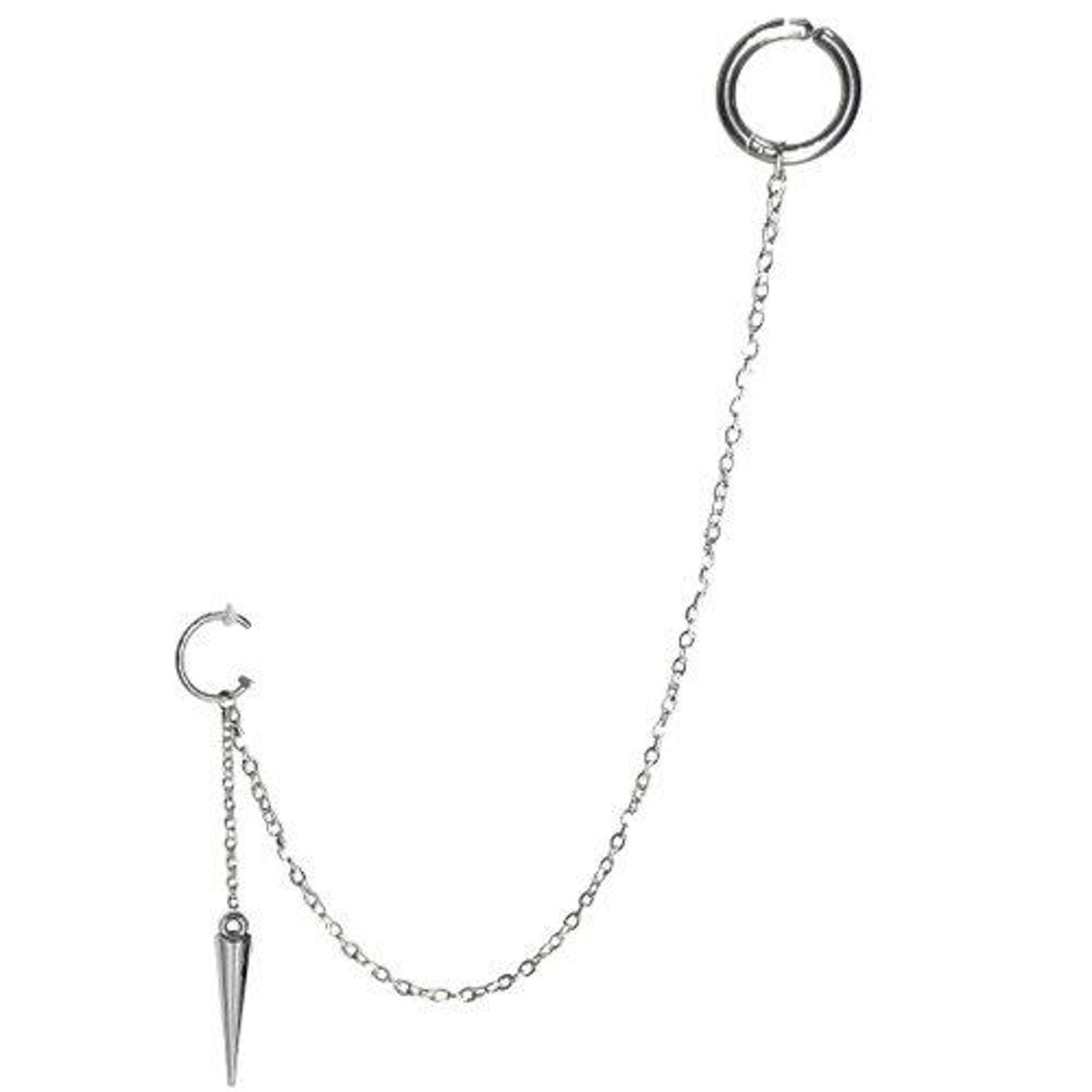 Chain Piercing Without HOLE CHAIN EARRING Fake Fake Earring Lip Ear ...