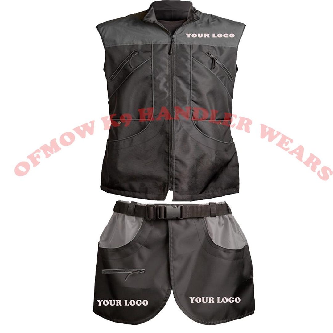 Summer Vest for K9 Hanlder With Multi Function Custom Vest for Dog ...