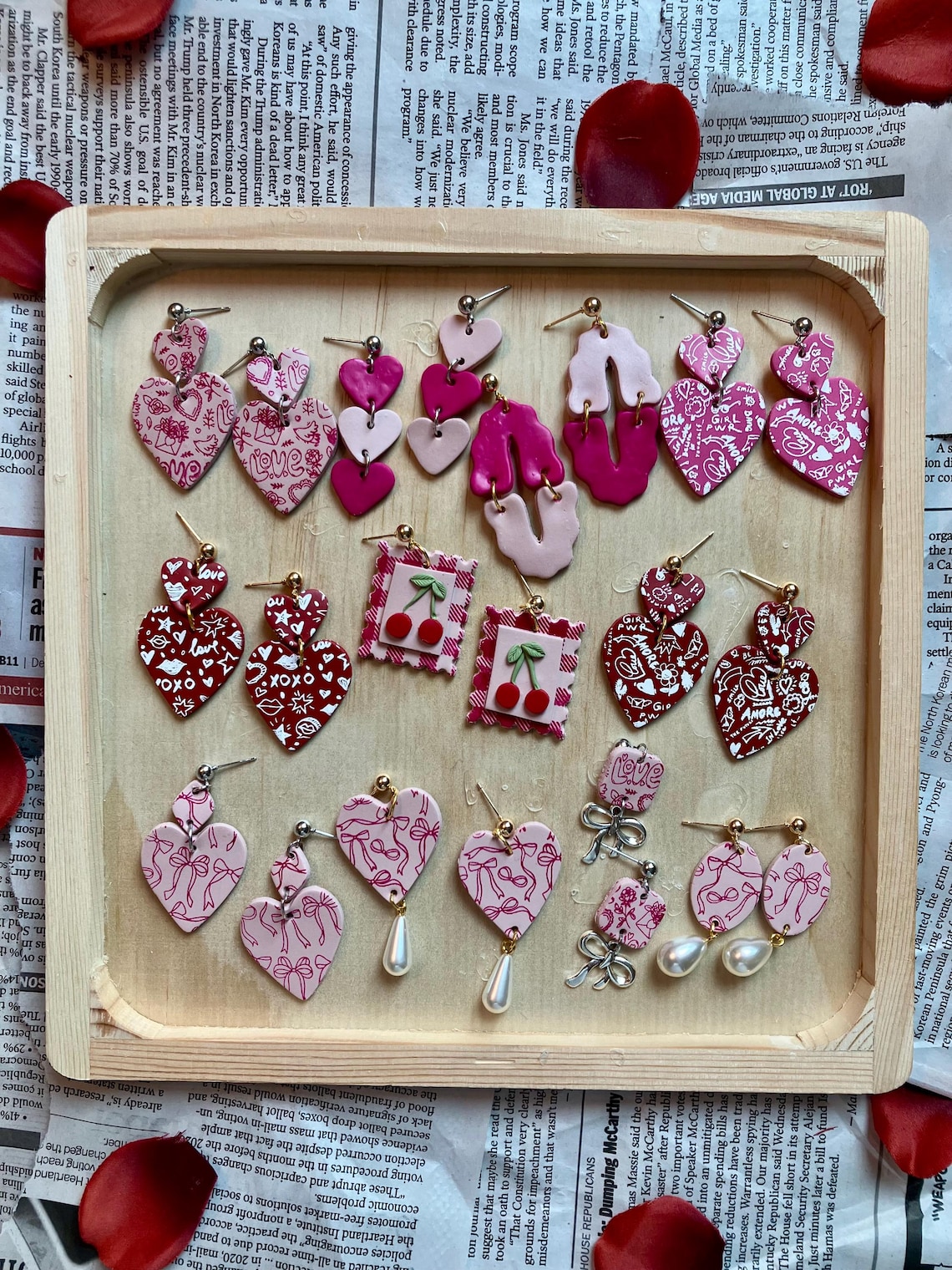 Graffiti Hearts in Light Pink Love Pattern - Etsy