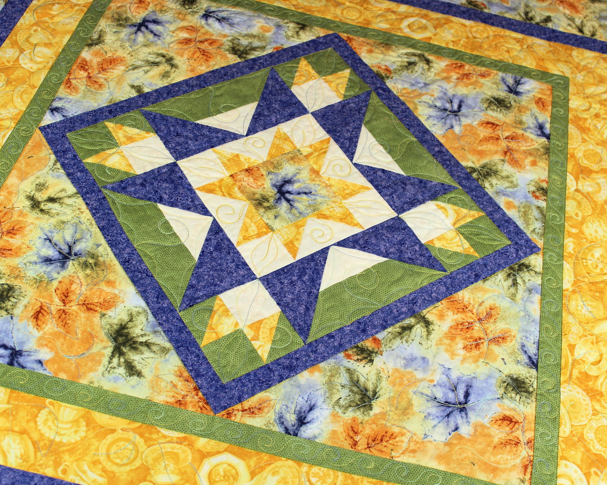 PDF Pattern for Quilted Star Table Topper - Etsy