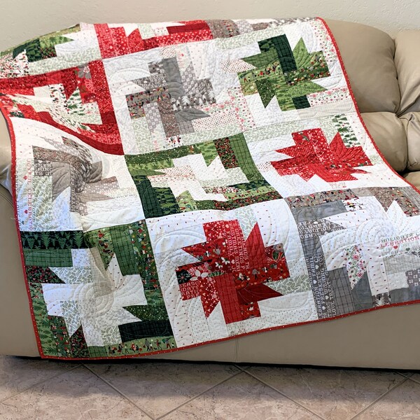Christmas Lap Quilt - Etsy