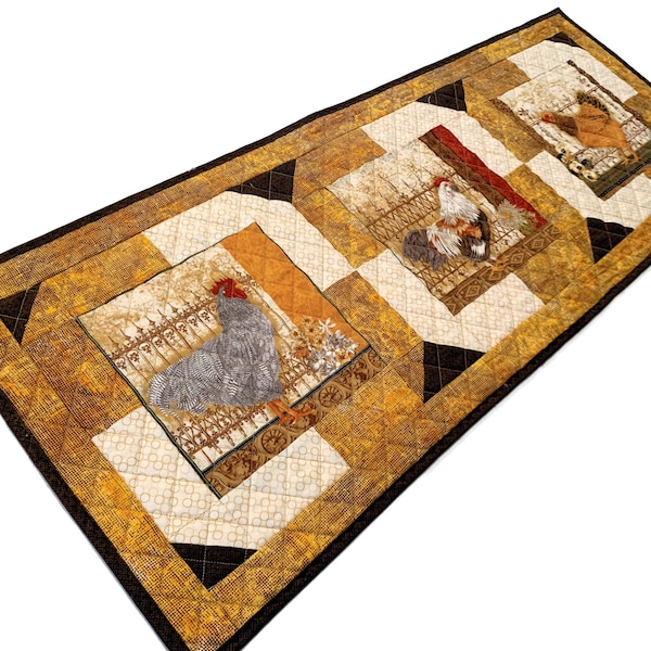 Rooster Table Runner - Etsy