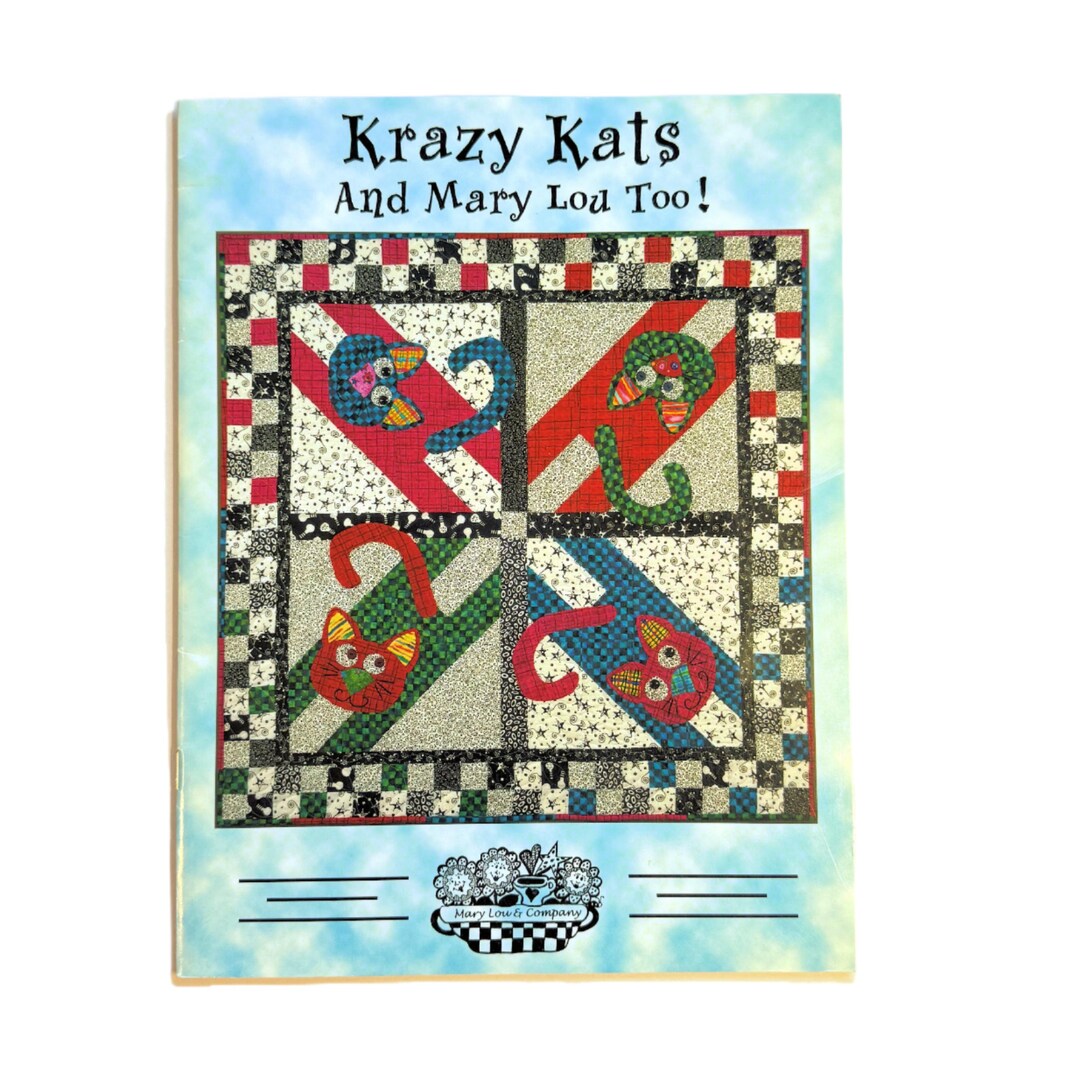Krazy Kats Quilt Book: Applique Cat Patterns by Mary Lou Weidman - Etsy