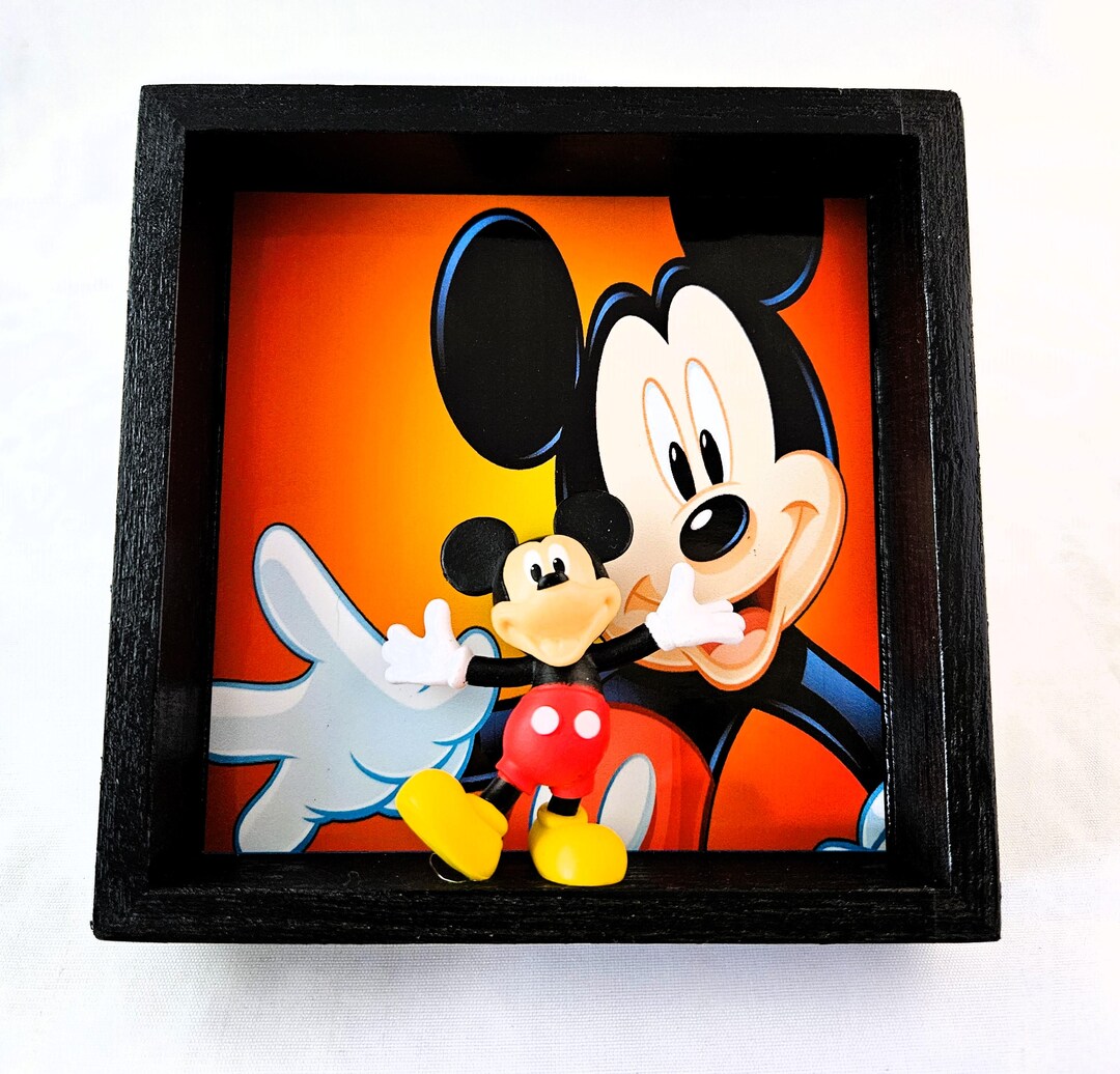 Mickey Mouse Shadowbox - Etsy