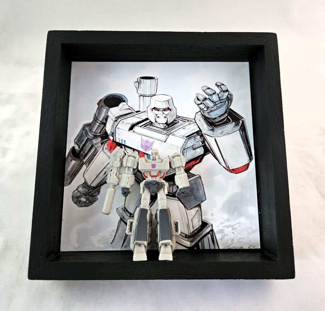 Megatron Transformers Wooden Shadowbox: Wall or Standalone Decor - Etsy