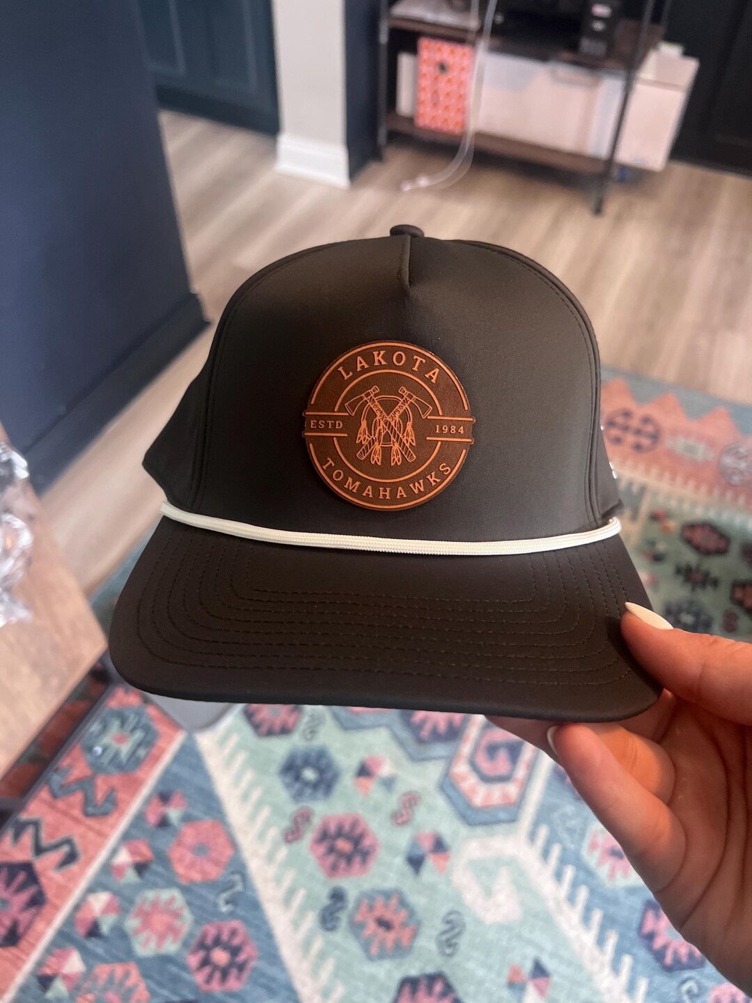 Lakota Tomahawks Snap-back Rope Hat - Etsy