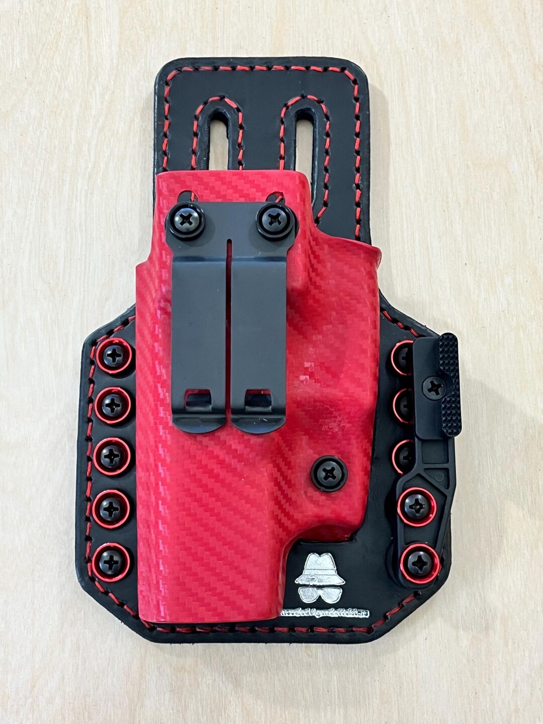 Hybrid Leather and Kydex Optics-ready IWB/OWB Left-handed Appendix ...