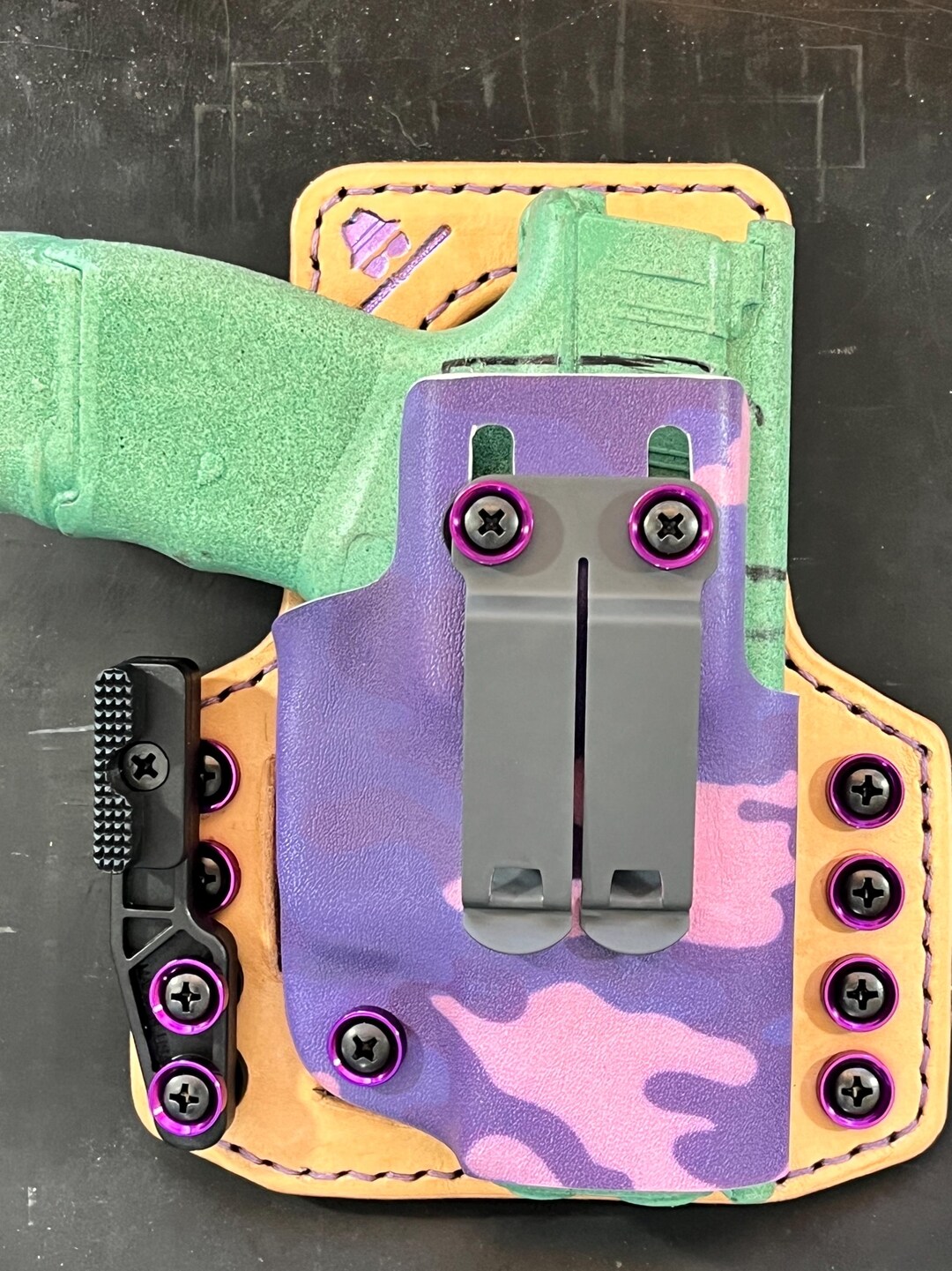 Springfield Hellcat Hybrid Leather and Carbon Fiber and Kydex Optics ...