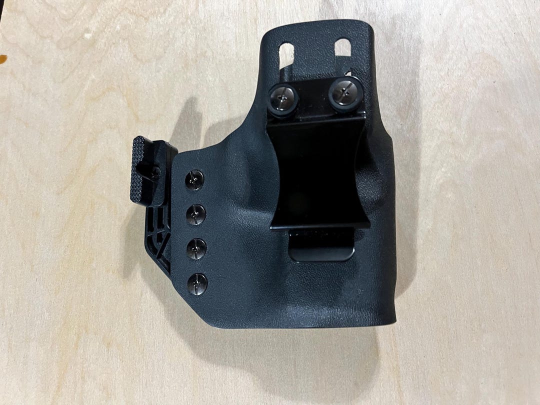 Black Kydex Optics-ready Iwb/owb Appendix Holster With Modwing/claw for ...