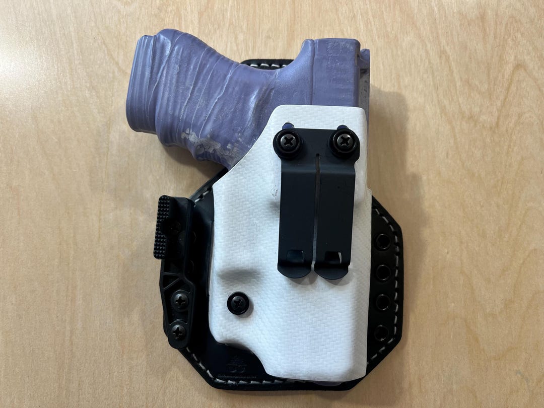 Glock 30/ 30SF .45 Cal Hybrid Leather and Carbon Fiber Holstex Optics ...