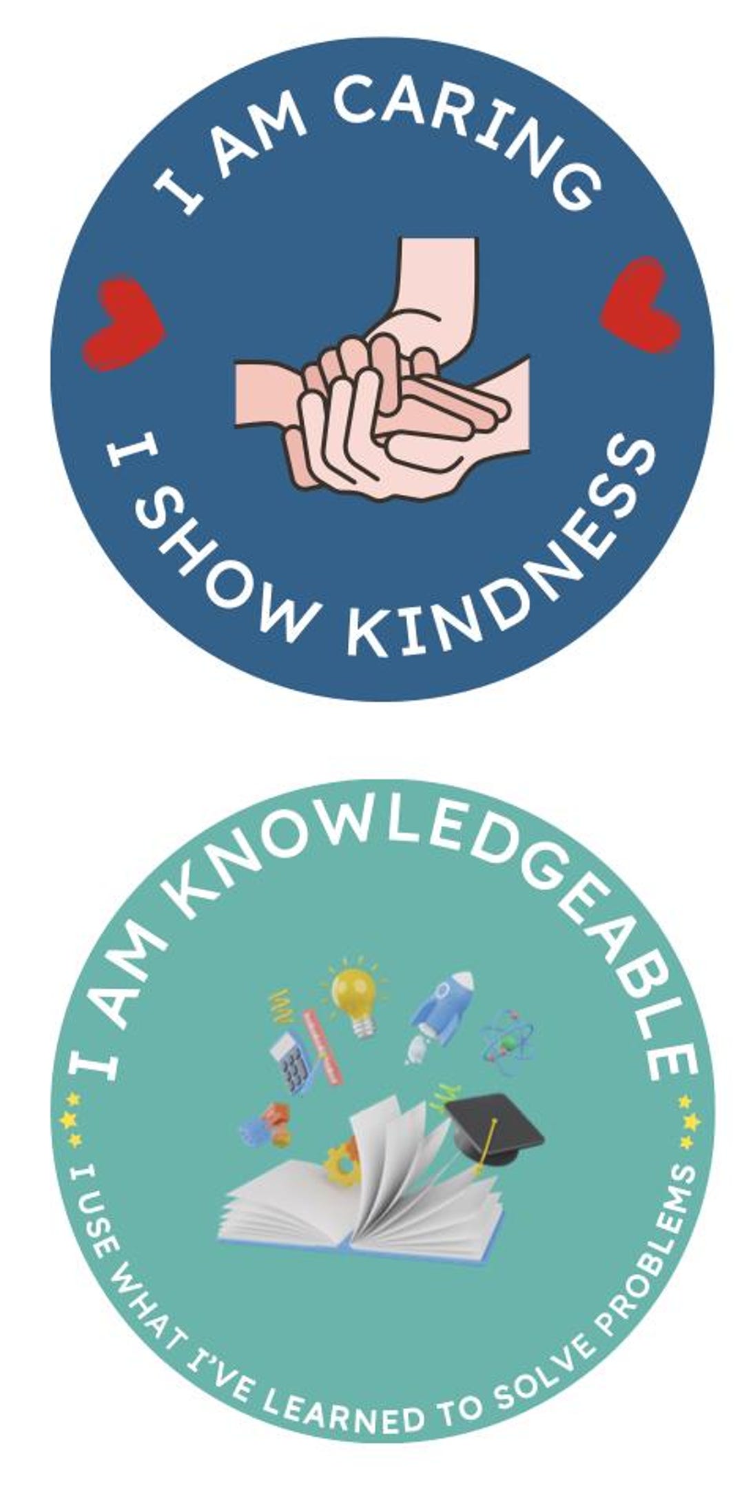 Learner Profile Attribute Stickers - Printable - Etsy