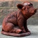 Fantasy Pig Sculpture Concrete Pig Statue Outdoor Wildlife Figurine ...