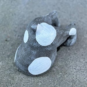 Unique Digging Dog Statue Concrete Playful Puppy Sculpture Handmade ...