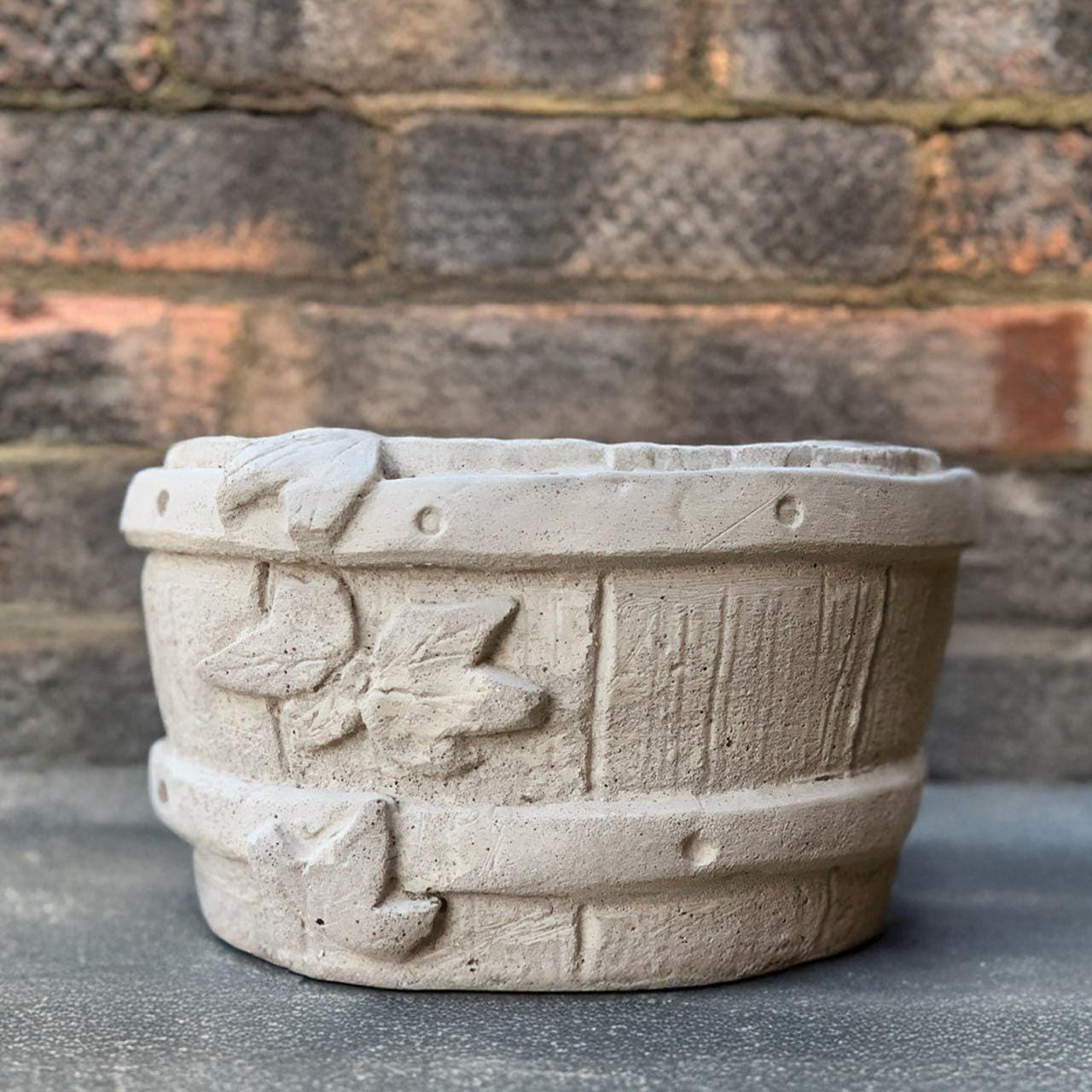 Outdoor Plant Pot Figurine Concrete Planter Statue Cement Flower Pot ...