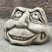 Outdoor Smiling Face Sculpture Abstract Garden and Home Ornament Stone ...
