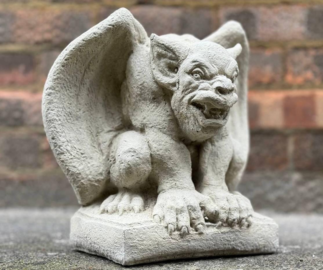 Stone Gargoyle Statue Concrete Gargoyles Guardian Gargoyle Gargoyles ...