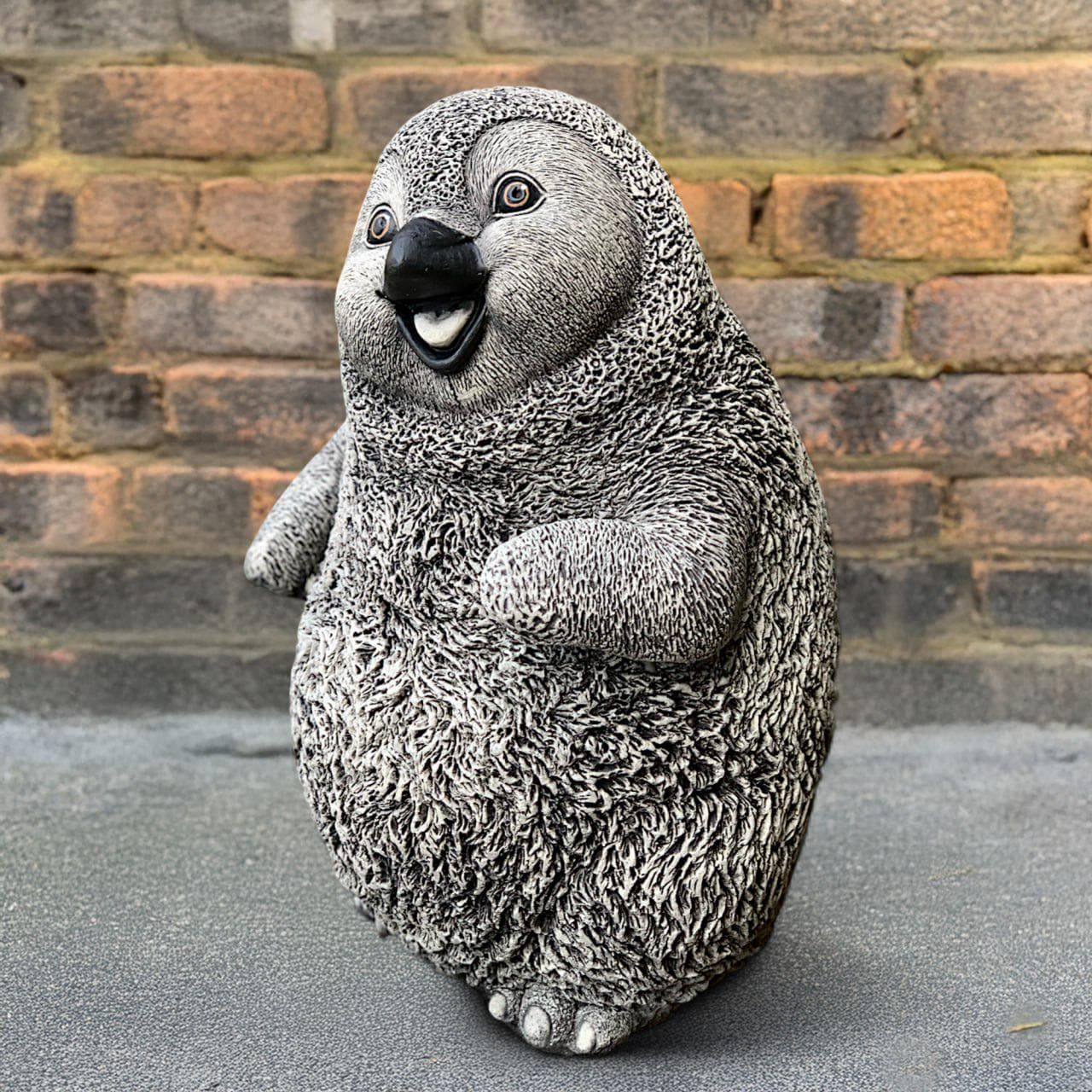 Handcrafted Concrete Penguin Statue - Garden Wildlife Decor - Etsy