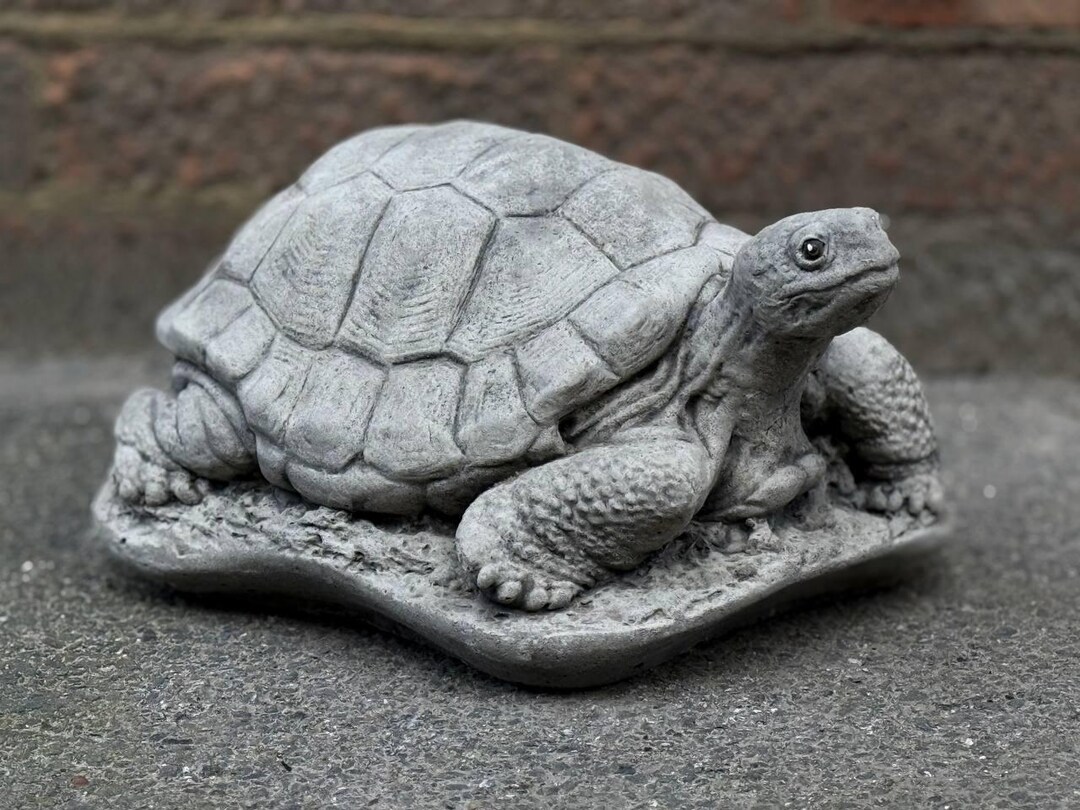 Outdoor Turtle Sculpture Concrete Turtle Figure Stone Animal Statue ...