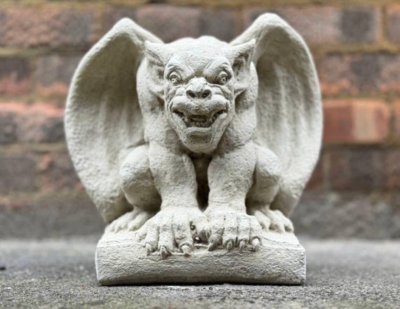 Cute Gargoyle Statue Cement