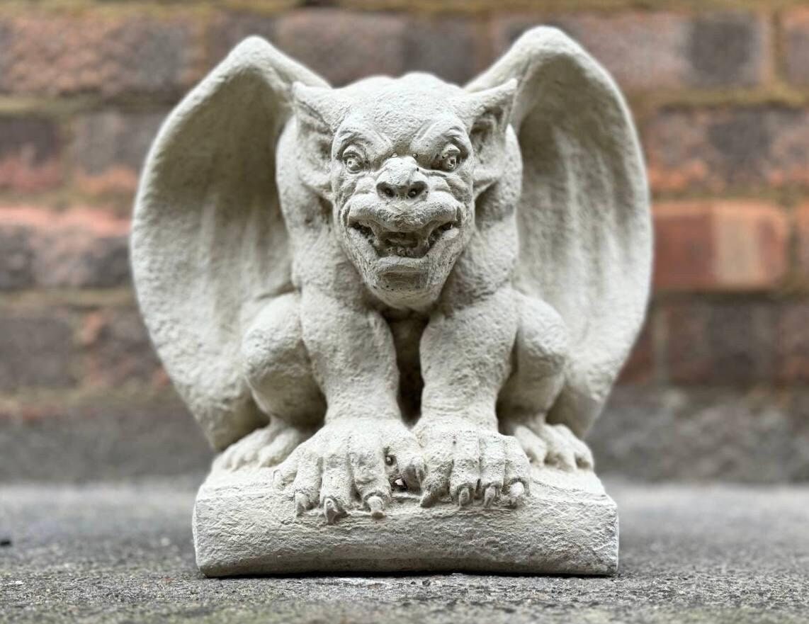 Stone Gargoyle Statue Concrete Gargoyles Guardian Gargoyle Gargoyles ...