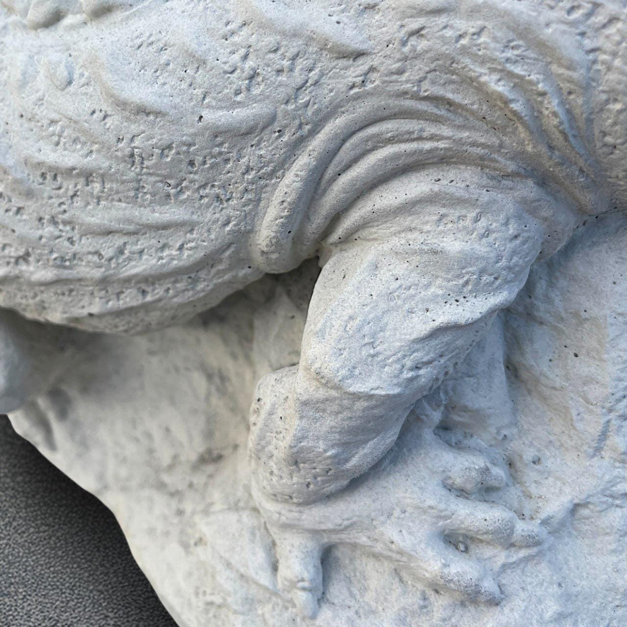 Garden Lizard Sculpture Concrete Iguana Statue Stone Reptile Decoration ...