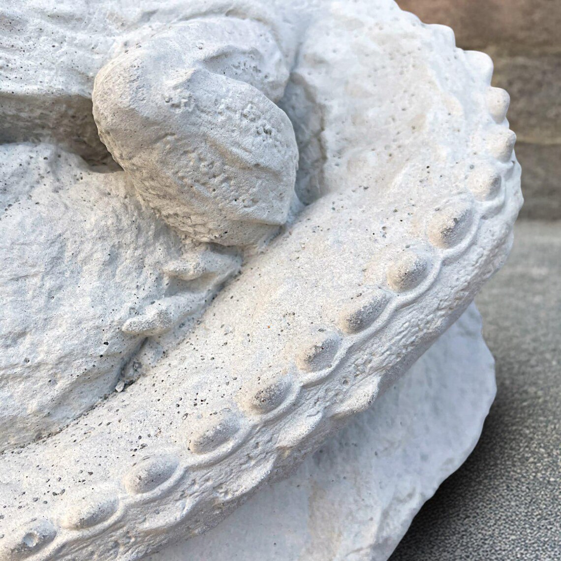 Garden Lizard Sculpture Concrete Iguana Statue Stone Reptile Decoration ...