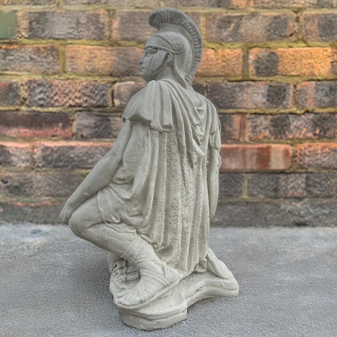 Large Roman Soldier Figurine Outdoor Soldier Sculpture Stone Ancient ...