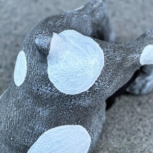 Unique Digging Dog Statue Concrete Playful Puppy Sculpture Handmade ...