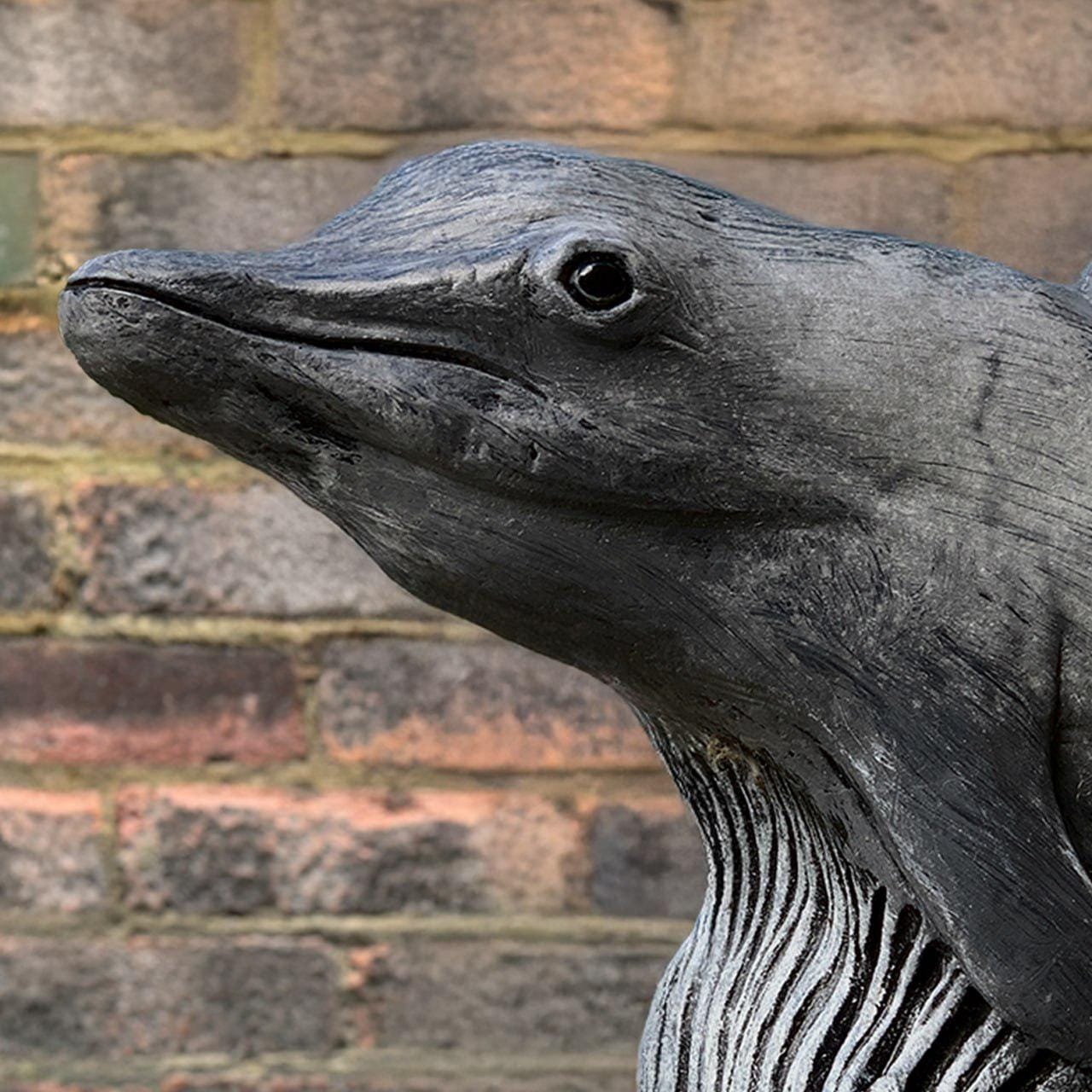 Large Dolphin Statue Concrete Dolphin Figurine Outdoor Ocean Fish ...